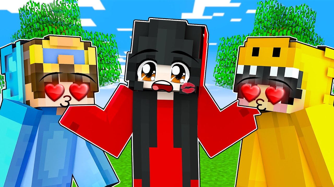 Everyone WANTS TO KISS CASH In Minecraft! - YouTube