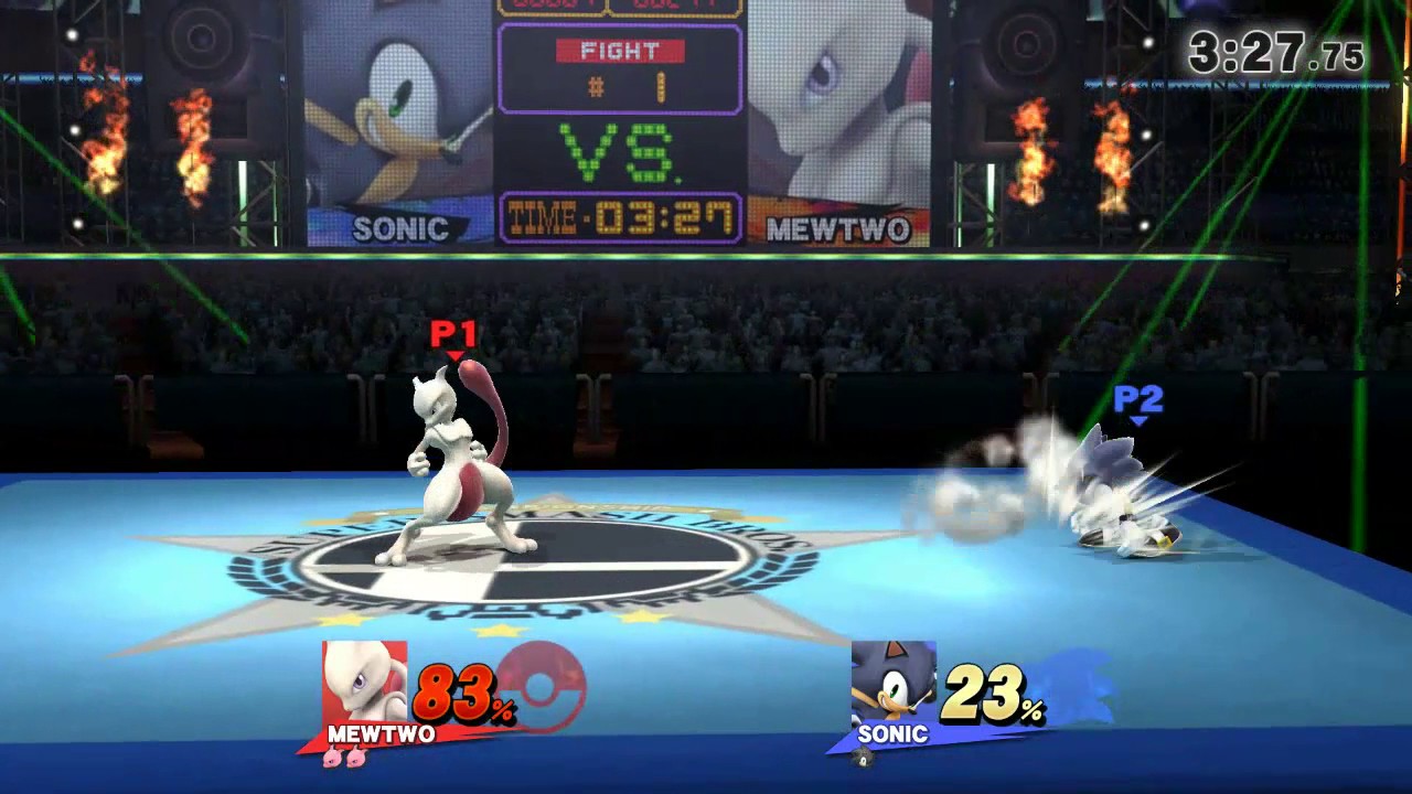 mewtwo vs sonic earlyfeb2017 - YouTube
