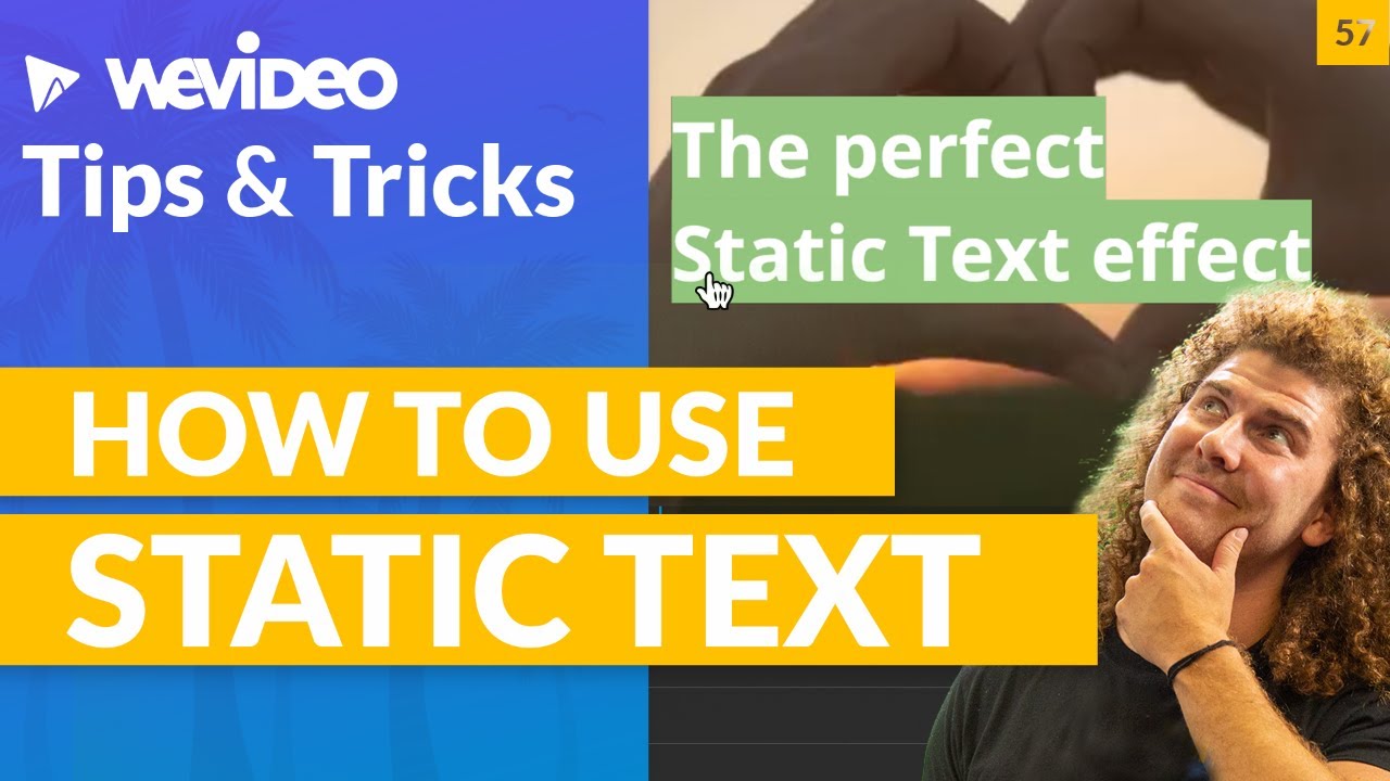 WeVideo Tips and Tricks LIVE: How to create perfect static text - YouTube