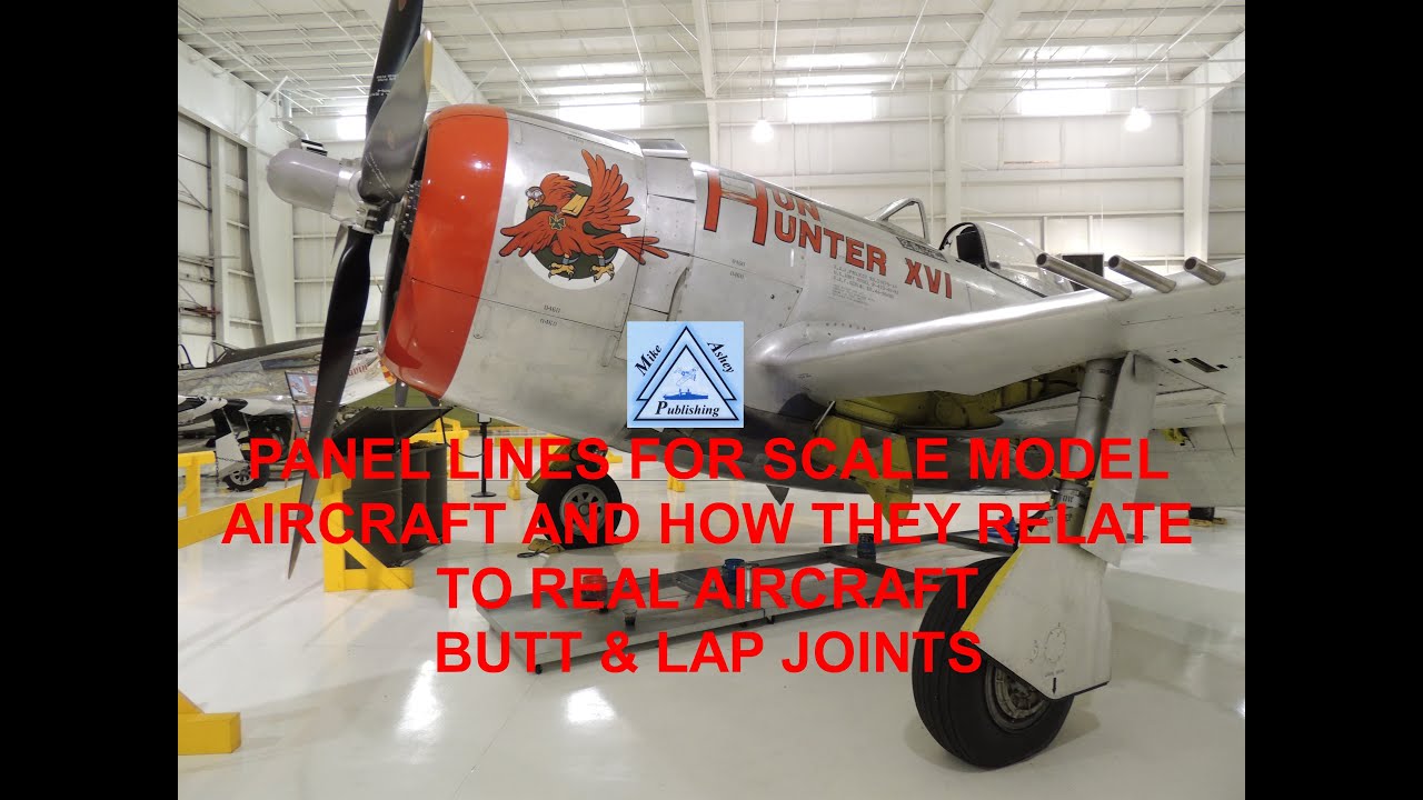 Panel lines for scale model aircraft and how they relate to real ...