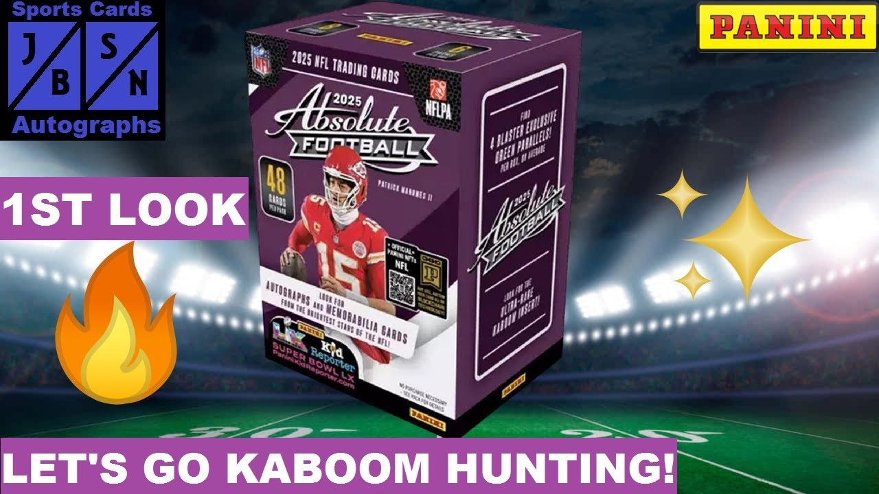 Let's Go On A Kaboom Hunt!!! | 2025 Panini Absolute Football Blaster ...