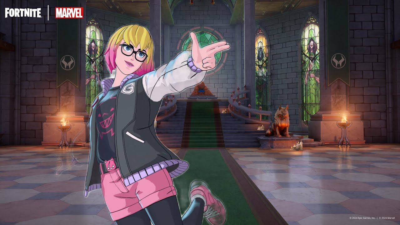 Gwenpool (Gwendolyn style) gameplay in Fortnite chapter 5 Season 4 PS5 ...