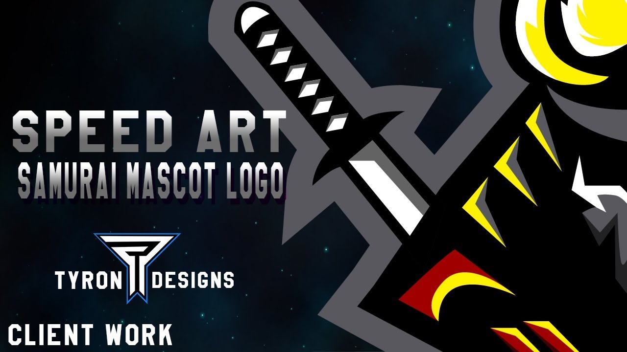 samurai Esports logo | Mascot logo | Tyron designs - YouTube