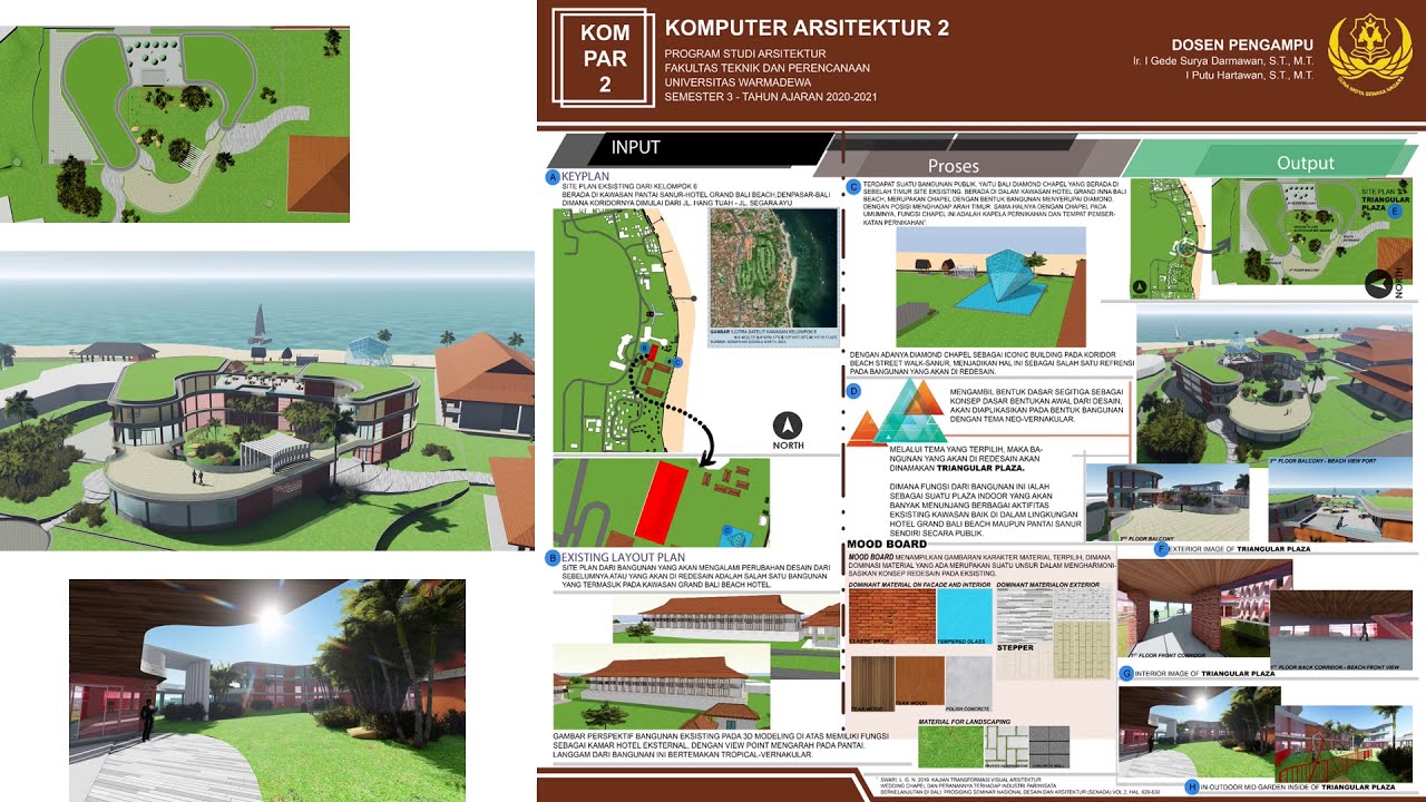 TRIANGULAR PLAZA CONCEPT DESIGN AT SANUR BEACH CORRIDOR - YouTube