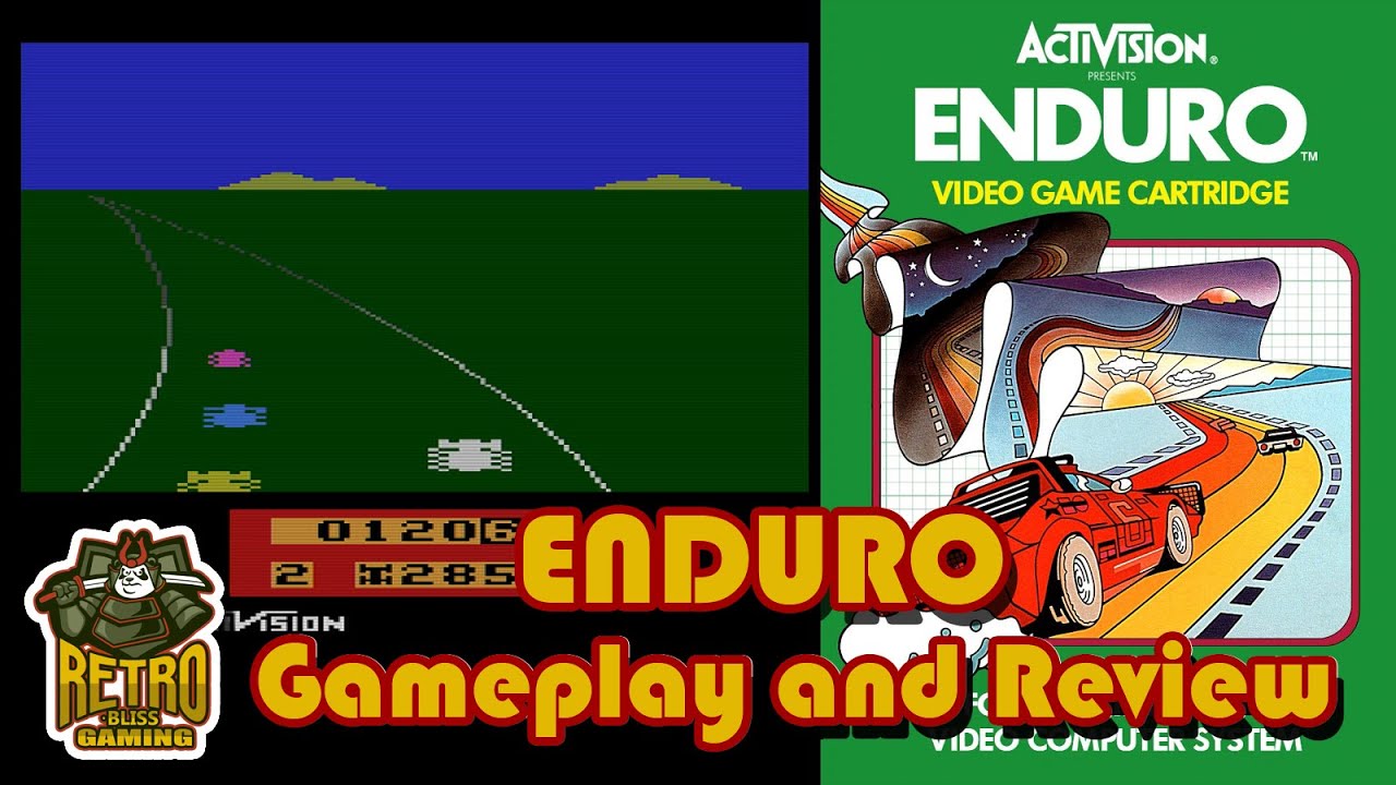 Enduro - Atari 2600 Game Review - YouTube