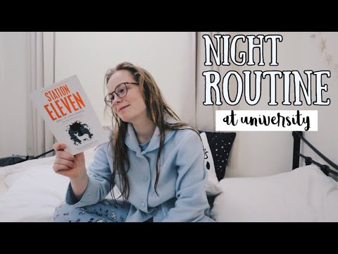 Productive University Night Routine