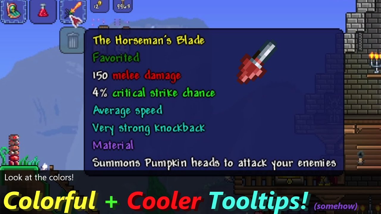 The most helpful & Colorful Terraria Resource pack: Cooler and Colorful ...