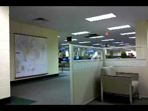 Guy freaks out at library cuz of announcement - YouTube