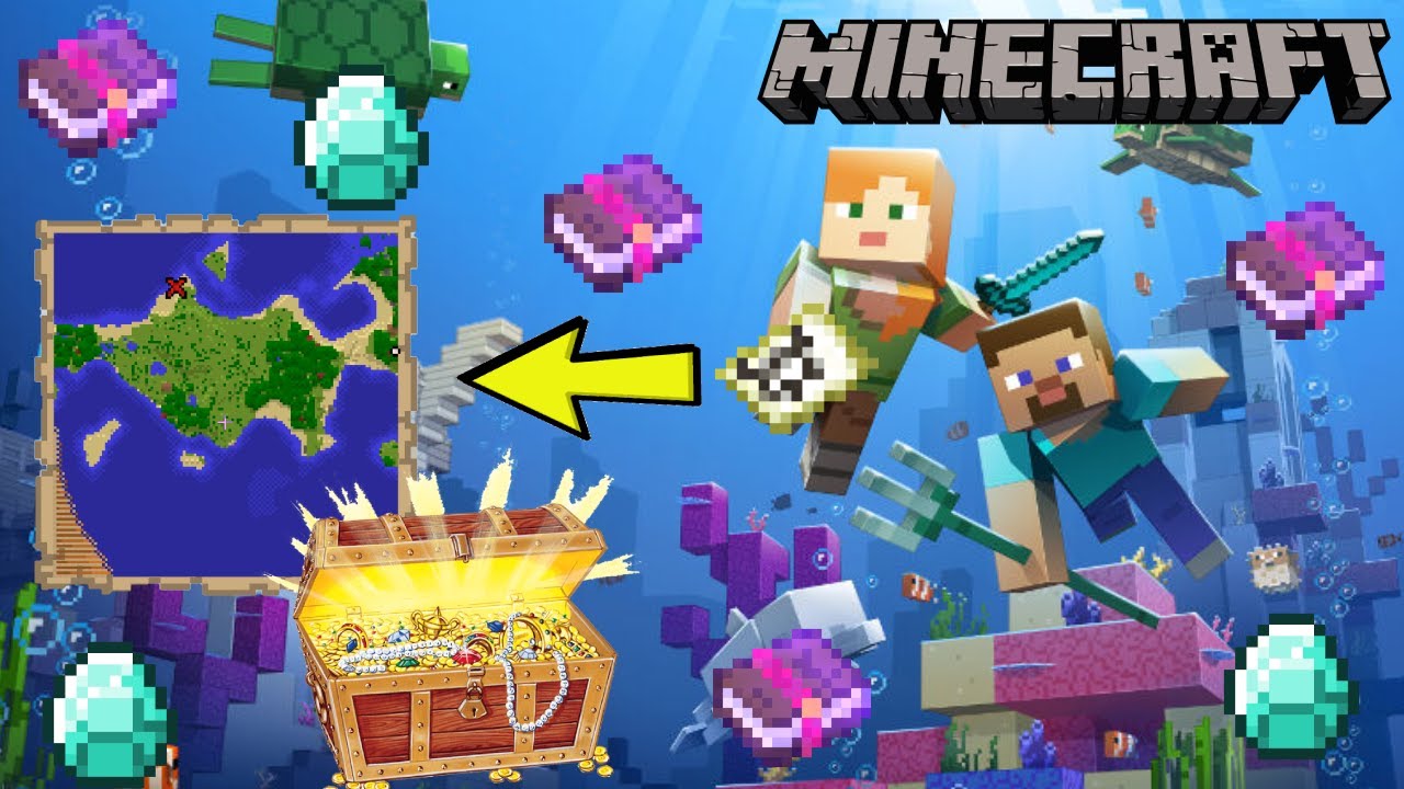 Going on an Ocean Adventure to Find Some Treasures in [MINECRAFT - Part ...