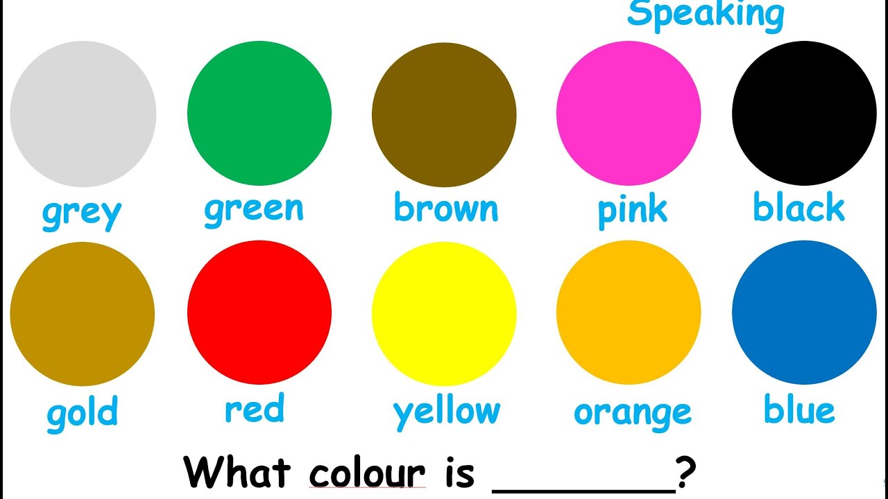 ESL Colours - YouTube