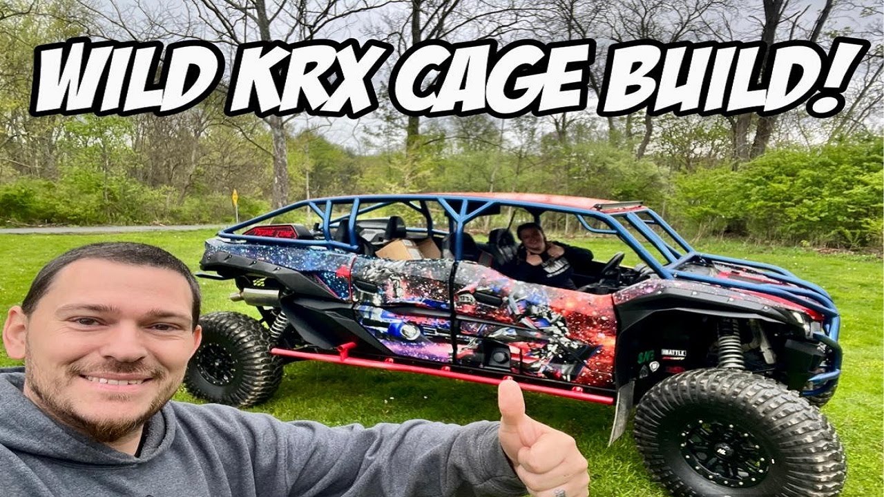 KRX 1000 Custom Cage Build | Coopers New Harley | CAN AM X3 BED DELETE ...