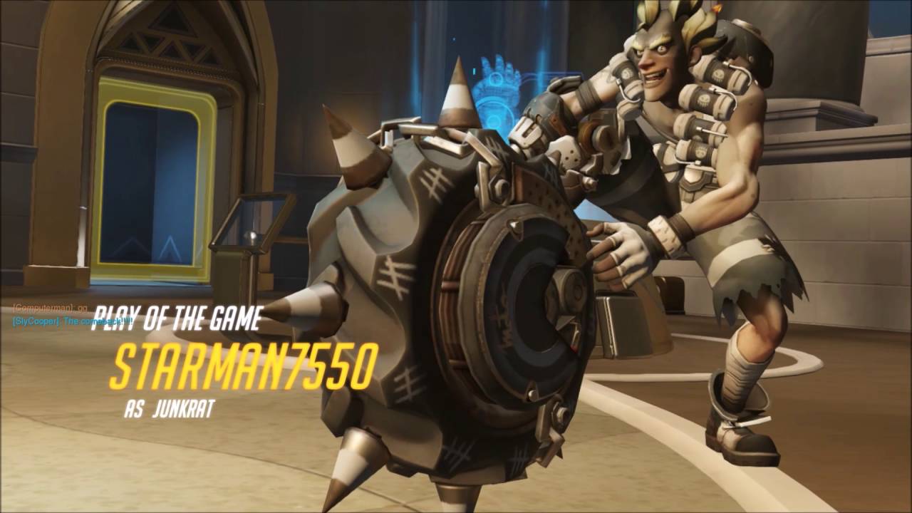 Overwatch - Junkrat - Double Riptire Team Kill - YouTube