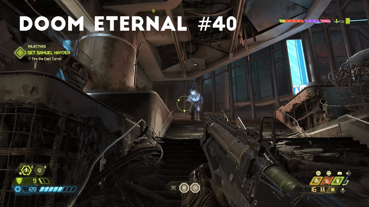 Fire The East Turret | Let's Play DOOM Eternal #40 - YouTube