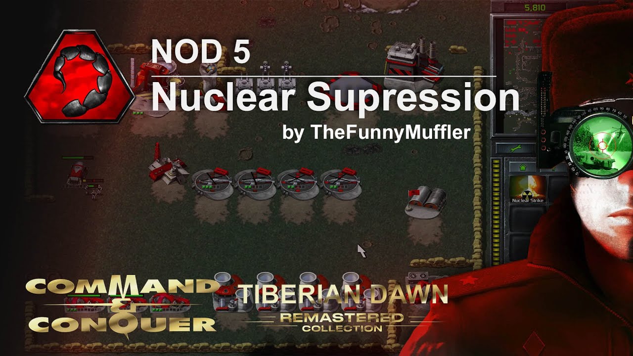 C&C Tiberian Dawn Remastered - NOD 5 Nuclear Supression - YouTube
