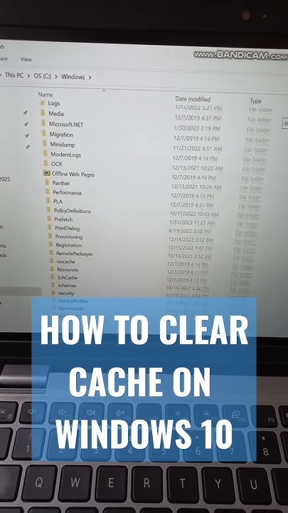 How to clear cache windows 10 - Finally you know - So easy - YouTube