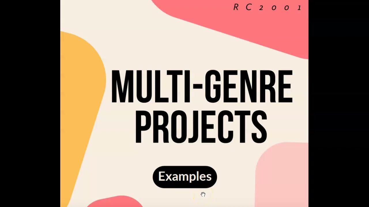 Examples of Multi-genre Projects - YouTube