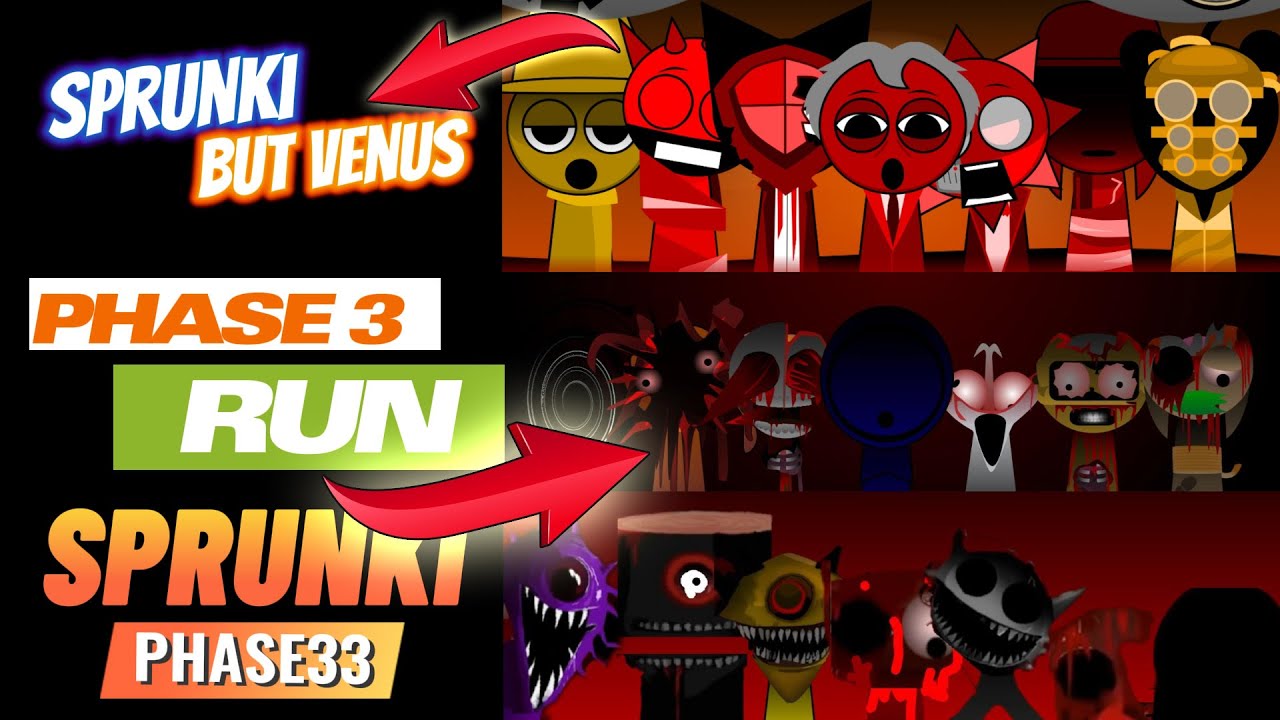 Incredibox Sprunki Swap But Alive | BUT VENUS VS Phase 3 VS Phase 33 ...