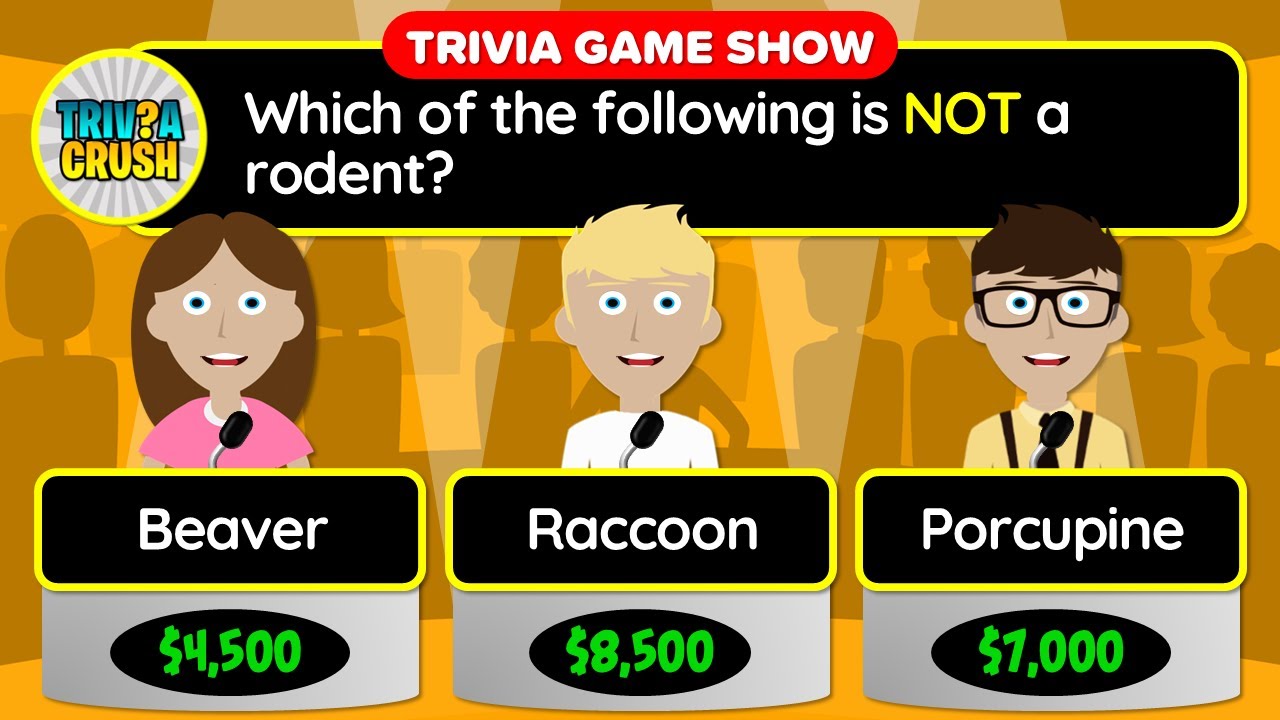 GENERAL KNOWLEDGE QUIZ! - 40 Trivia Questions in a Unique Game Show ...