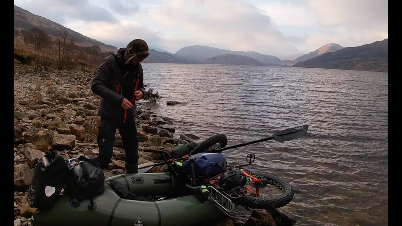 2023-3 | Fat Bike and Pack Raft | Loch Treig | Off-road Cycling in ...
