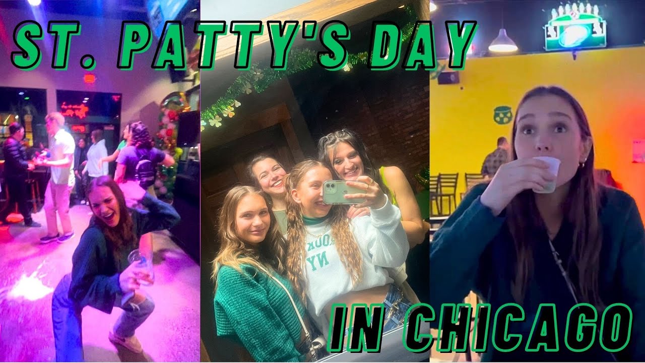 WILD ST. PATTY'S DAY SHENANIGANS IN CHICAGO *vlog* | Annie and Jessie ...