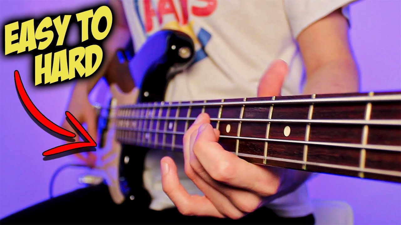 10 Levels Of Emo Bass - YouTube