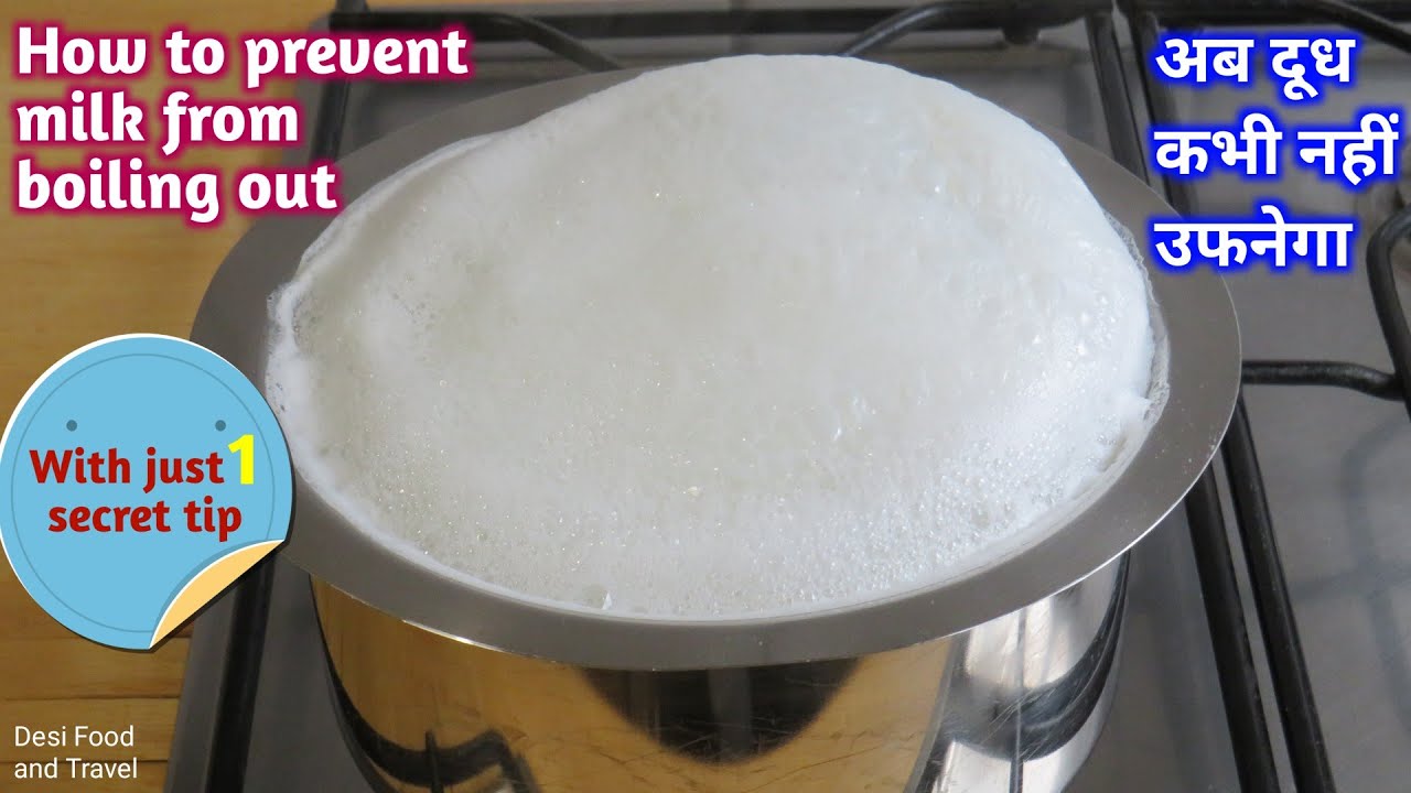 How to prevent milk from boiling over। Simple cooking hacks।Tips and ...