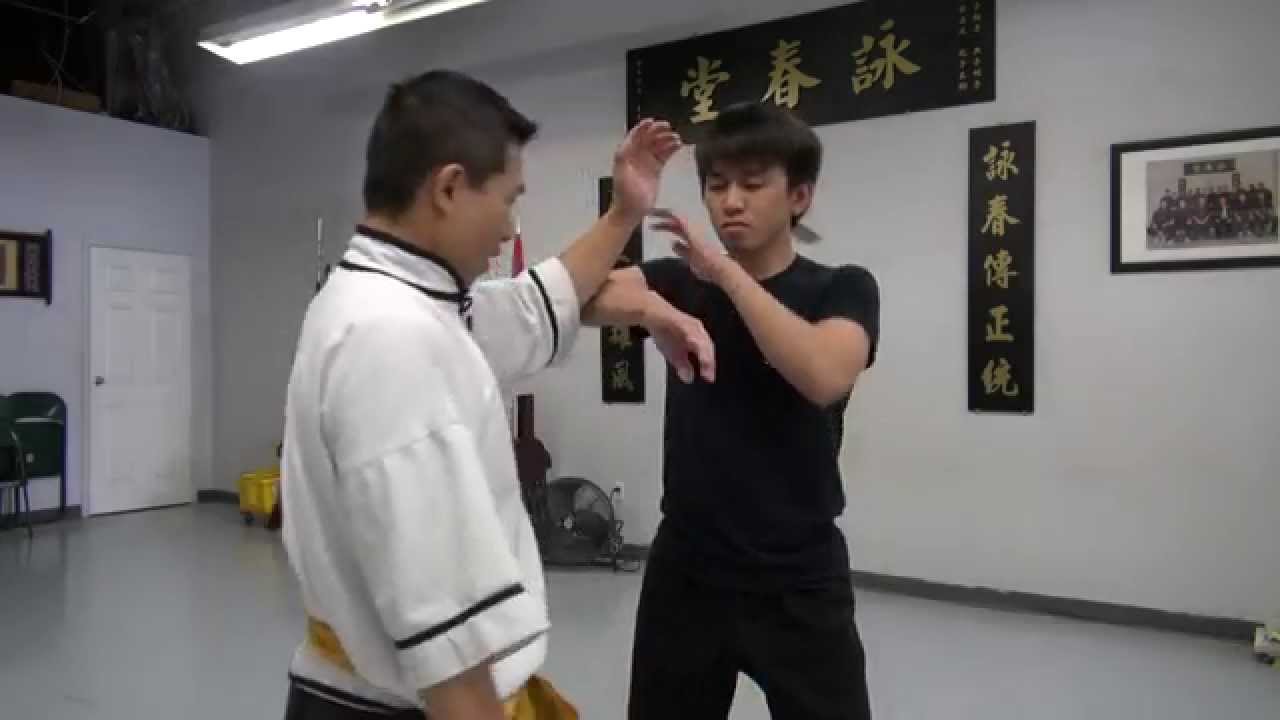 Wing Chun Lap Sao " Real reaction training" - YouTube