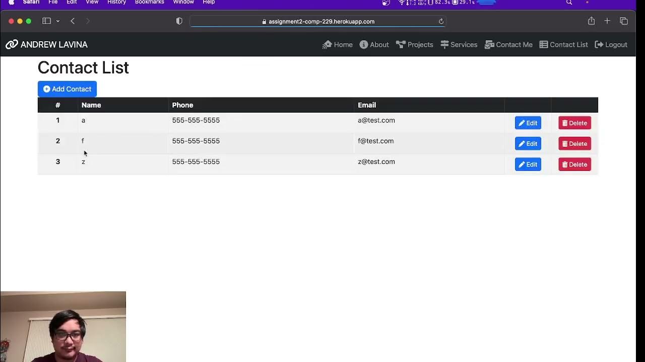 Assignment 2 - COMP229 - YouTube