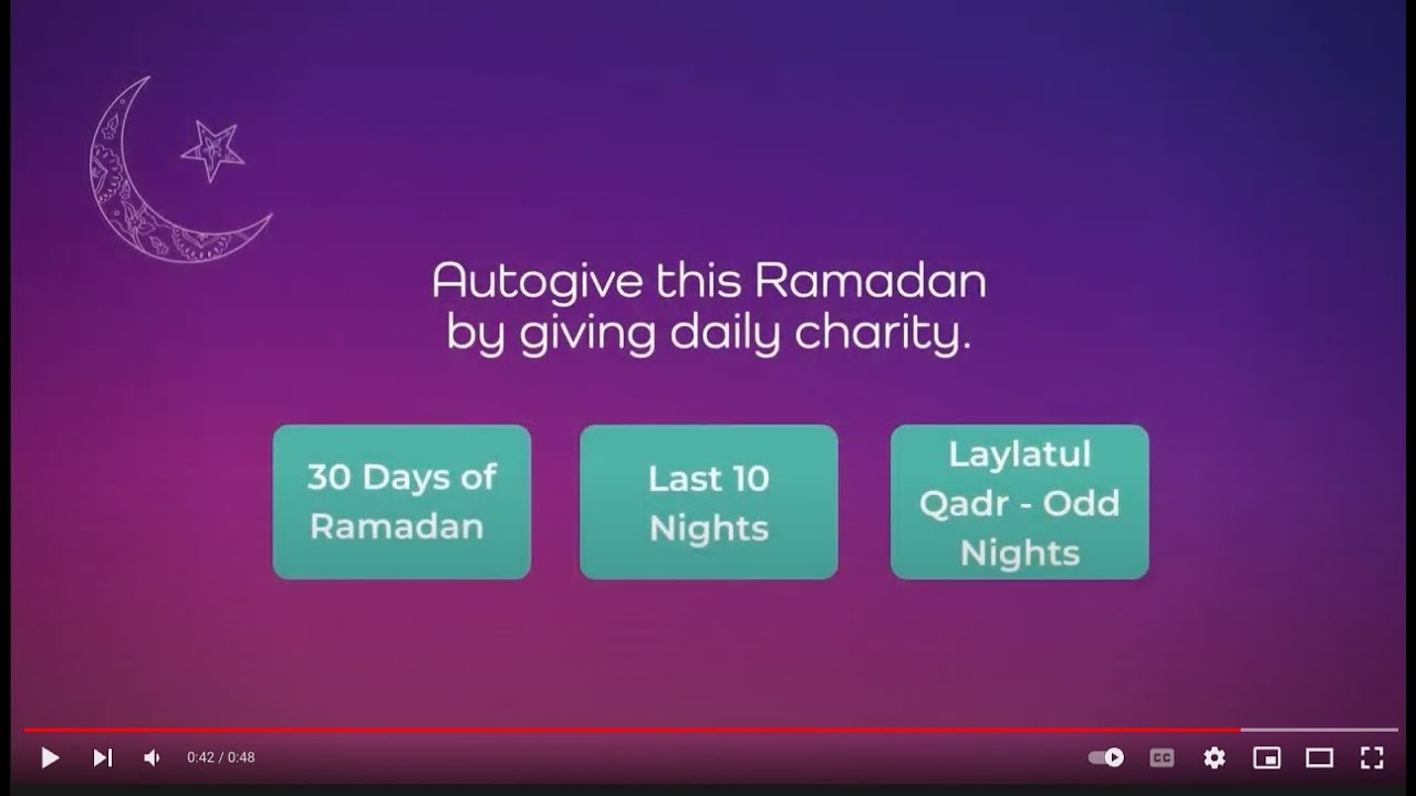 Ramadan Giving - Support Great Causes - YouTube