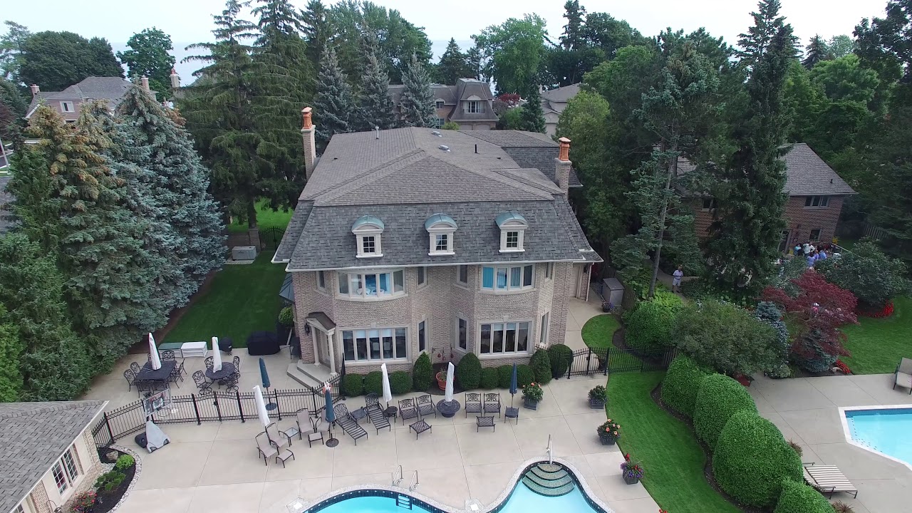 Frank & Pauline Collins House Aerial - YouTube