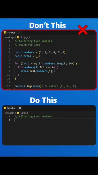 JavaScript Tips: Long vs Short #webdevelopment #programming #html #javascript #css #html5 # ...