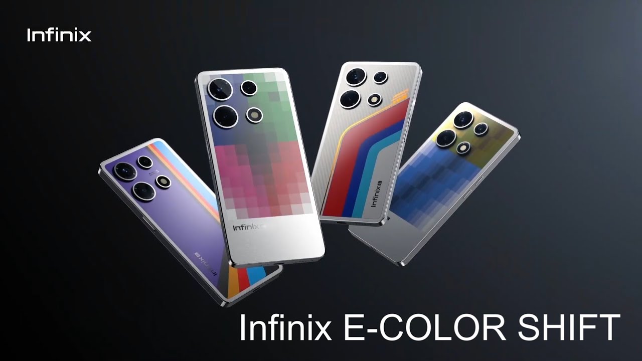 Infinix E-Color Shift Teknologi .. inovasi hp inifnix dengan cangkang ...