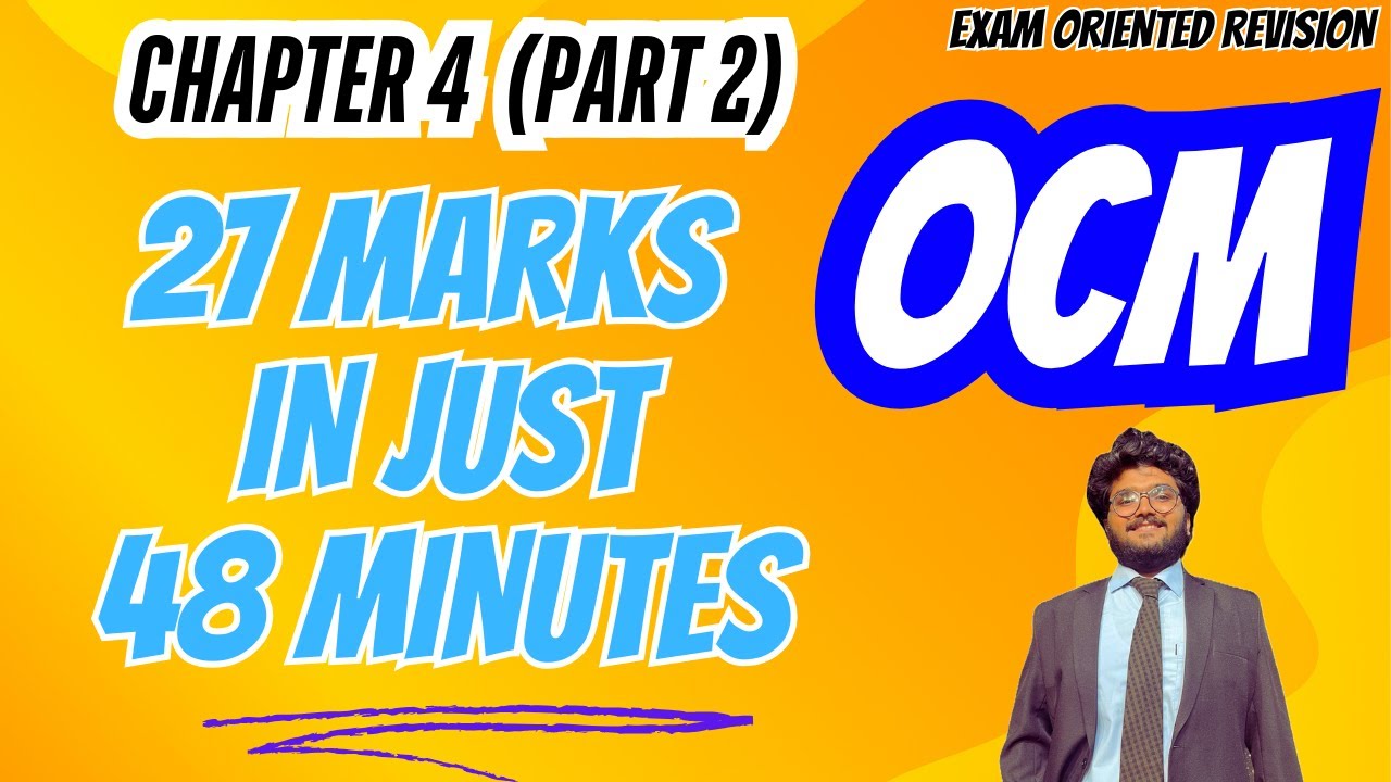 12th OCM Chapter 4 (Part 2) Maharashtra Board Exam Revision - Business Services - YouTube