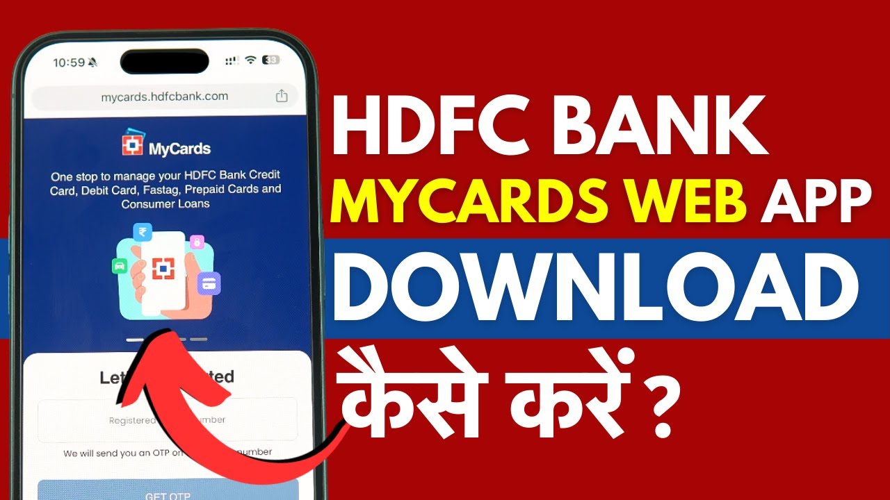 How to Download and Use HDFC MyCards Web App? Manage HDFC Credit Card ...