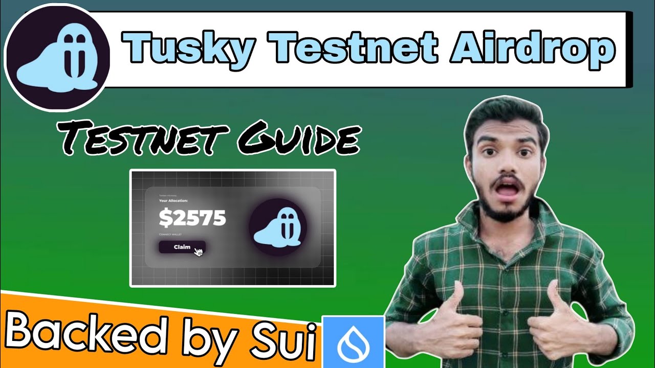 Tusky Testnet Airdrop Guide - Potential Airdrop 🪂 | Backed By Sui - YouTube