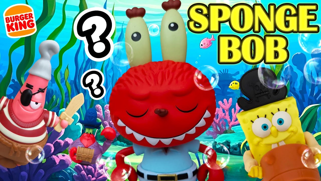 [POPMART] Labubu x SpongeBob Mr. Krabs Zimomo vs Burger King Mr. Krabs ...