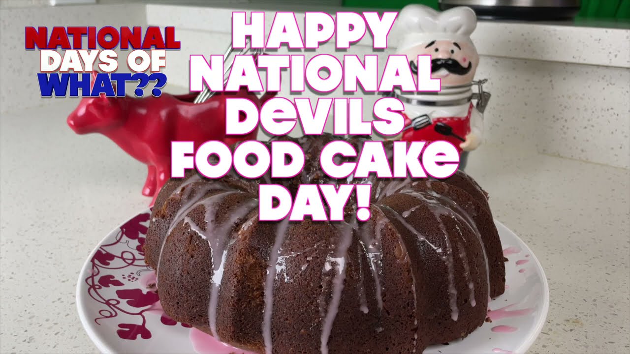 Happy National Devils Food Cake Day | May 19 | Cake Recipe with ...