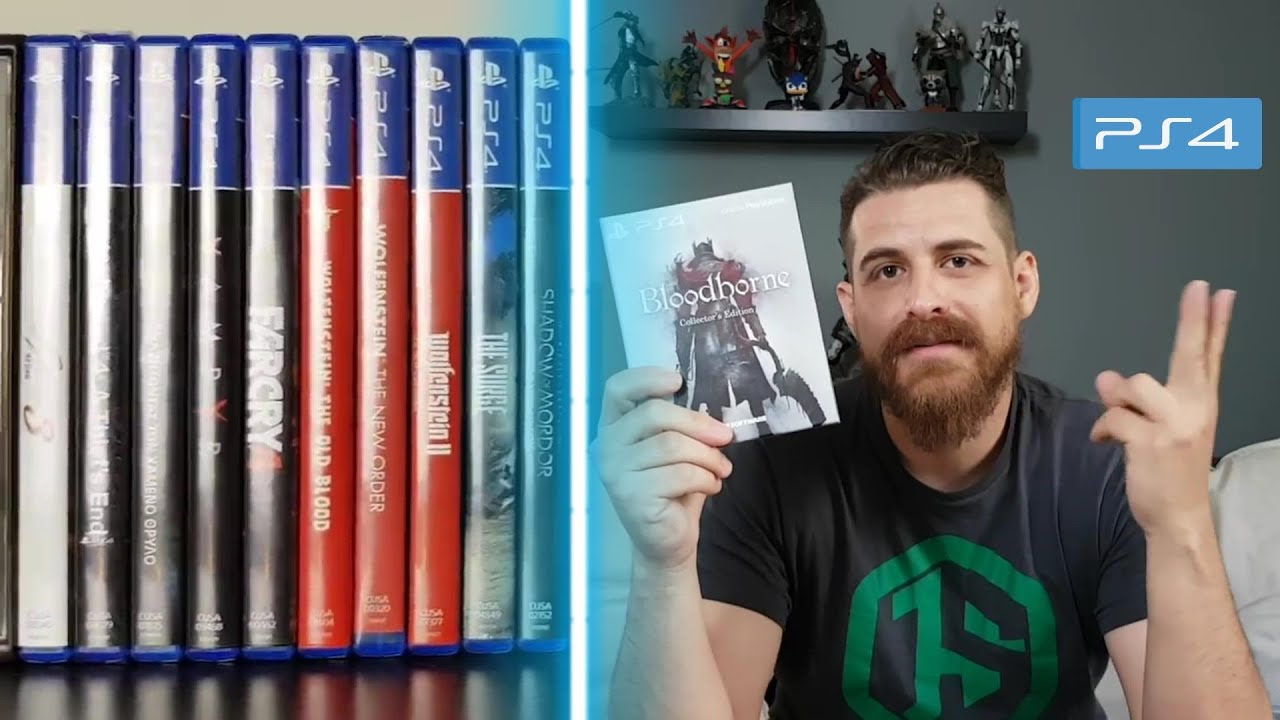 Η συλλογή μου PS4 games BONUS PSP games - YouTube