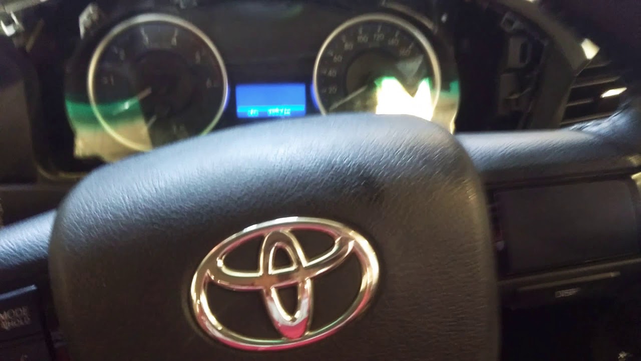Door indication wrong || combination meter reset|| Toyota revo manual ...
