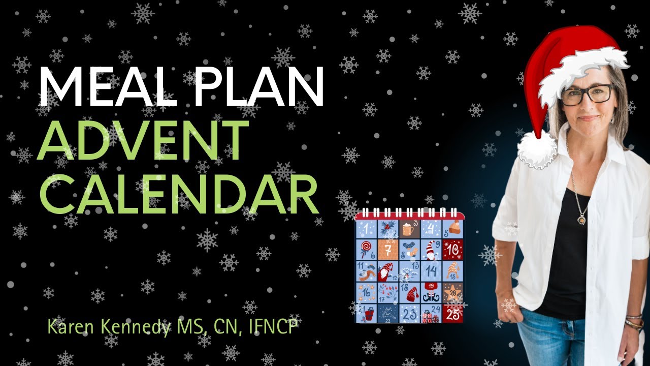 FREE Meal Plan Advent Calendar - YouTube