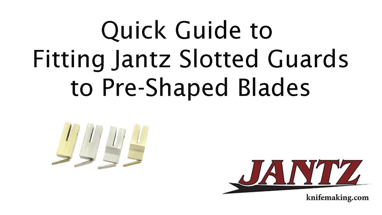 Fitting Jantz Slotted Guards to Blades - YouTube