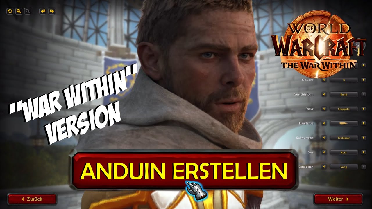 ANDUIN WRYNN CHARAKTER ERSTELLEN (War Within Trailer ähnlich) | 6,04x ...