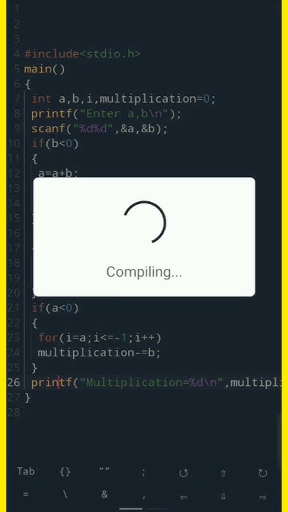 Program to print multiplication by using addition with C++ #html #code ...