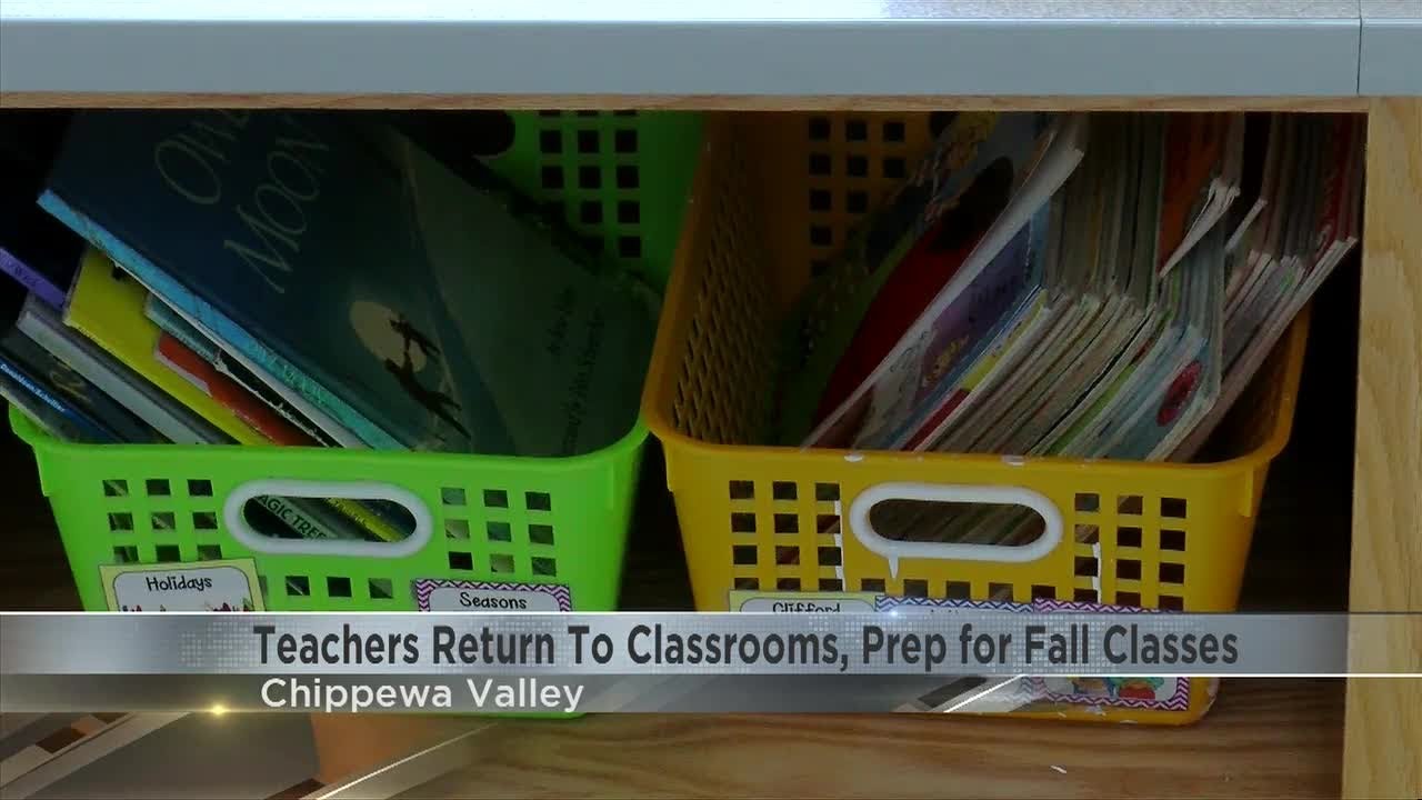 Teachers return to classrooms, Prep for fall classes - YouTube