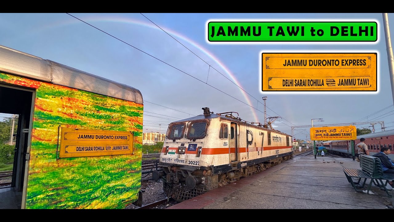 JAMMU DURONTO Express : Complete Overnight Journey Coverage | Jammu ...