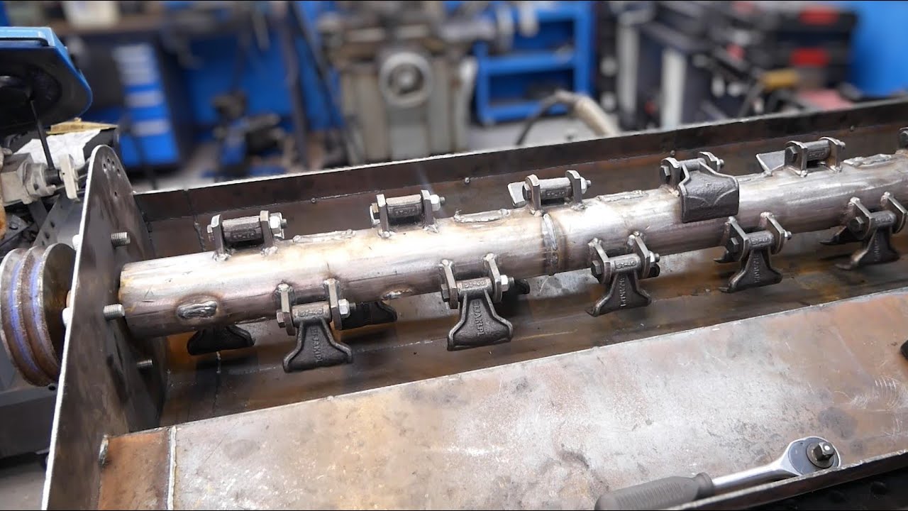 "Homemade" Flail Mower for Compact Tractor - YouTube