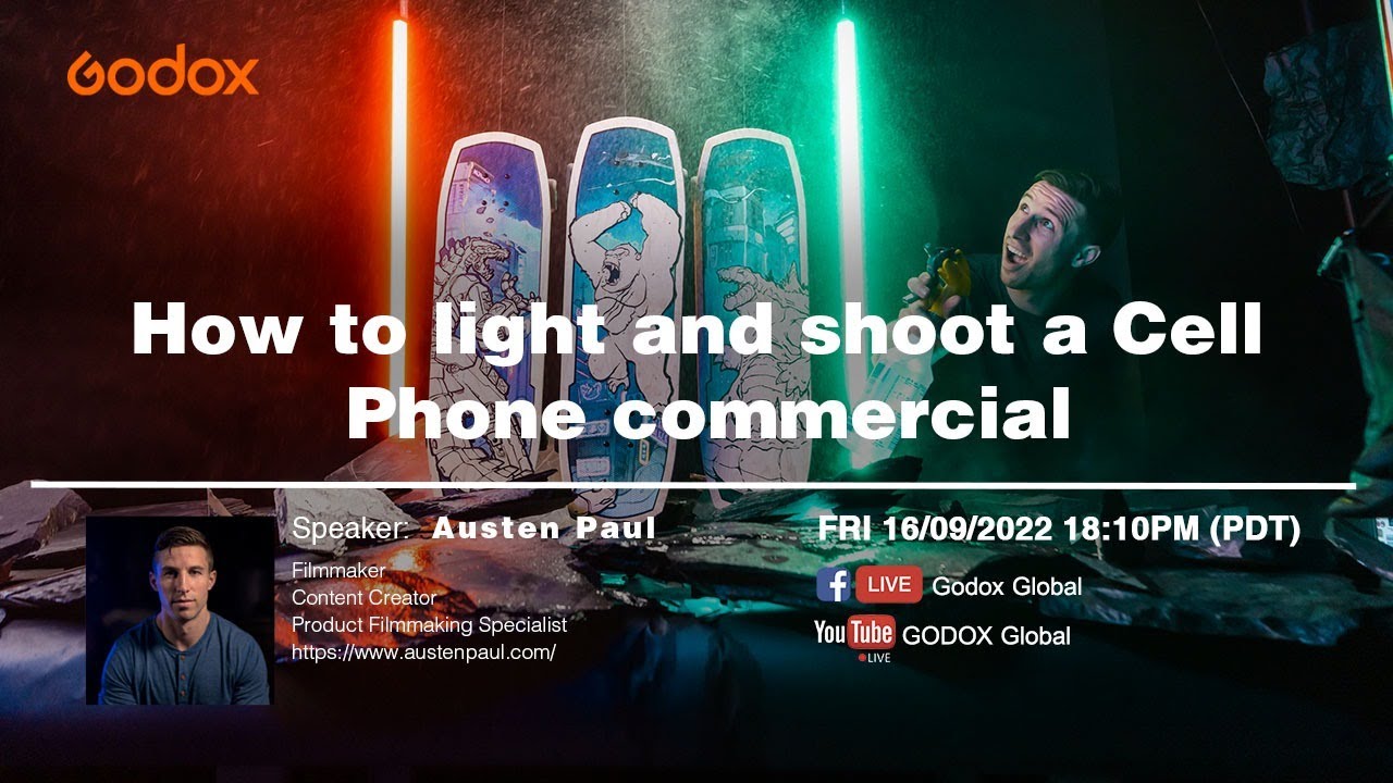 How to light and shoot a Cell Phone commercial - YouTube