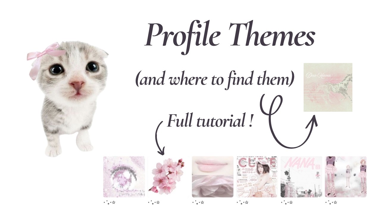 How to create aesthetic profile themes (2025 updated+MAC tutorial ...
