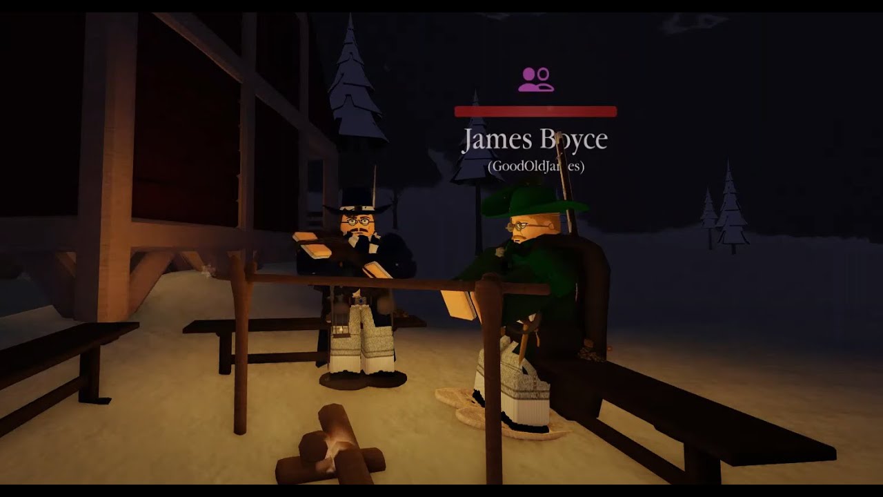 Chilling by the camp fire listening to some music on the violin (Roblox ...