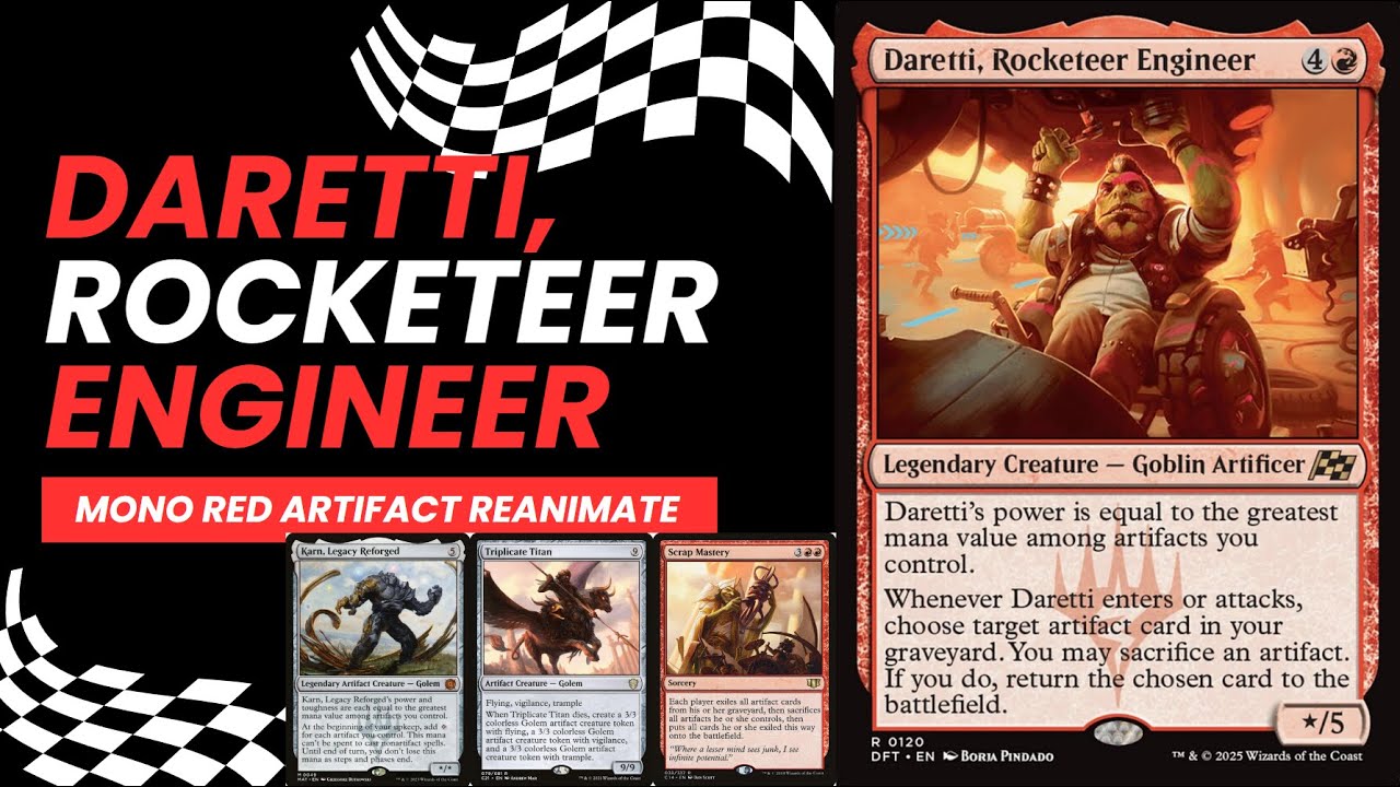 Deck Tech: Daretti, Rocketeer Engineer Mono Red Artifact Reanimate ...